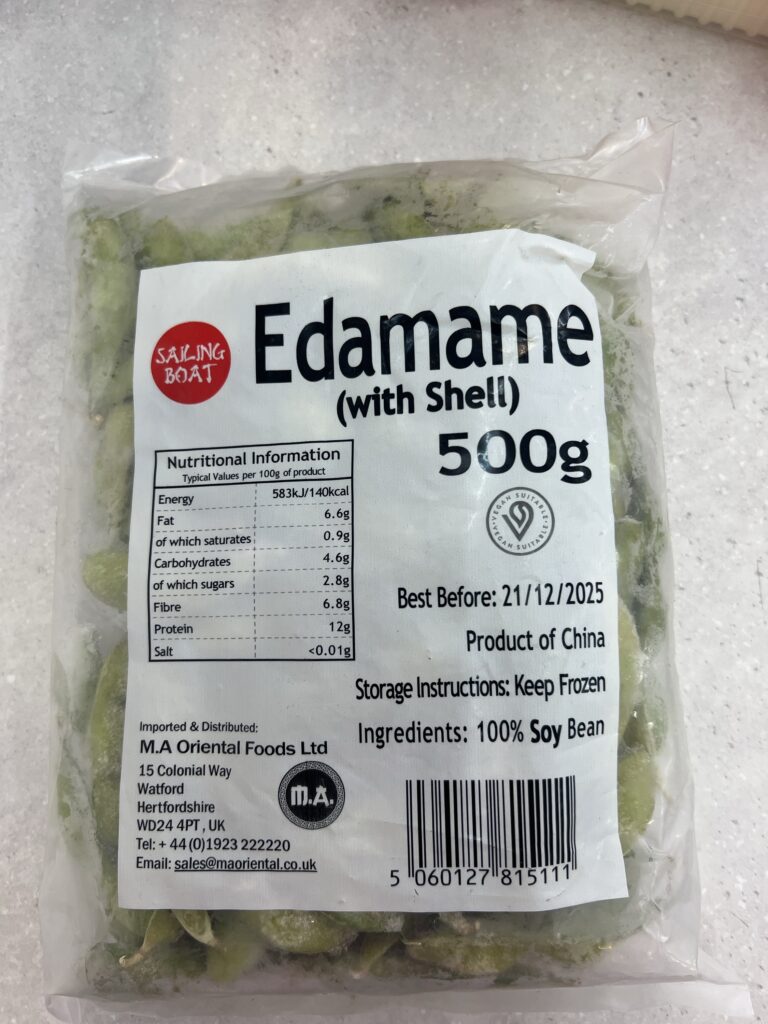 Frozen Sailing Boat Edamame With Shell (IQF) 500g | Snooki's Asian Market